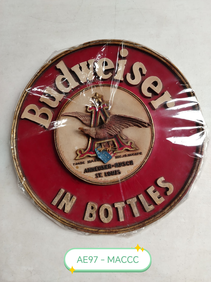 VINTAGE BUDWEISER BAR SIGN – Siglo Antiques