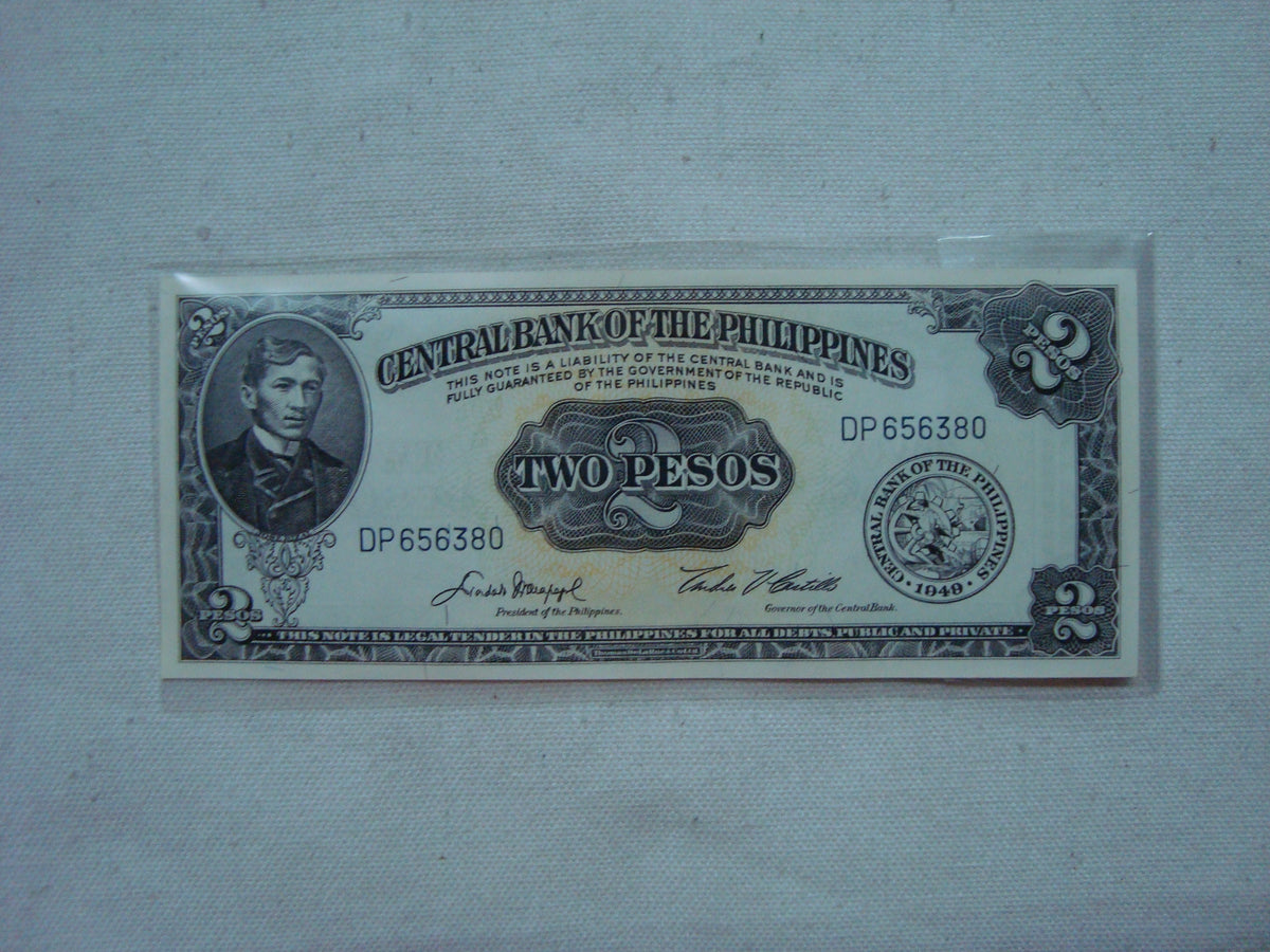 CBP 2 Pesos Paper Money – Siglo Antiques